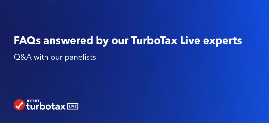 TurboTax Live Q&A